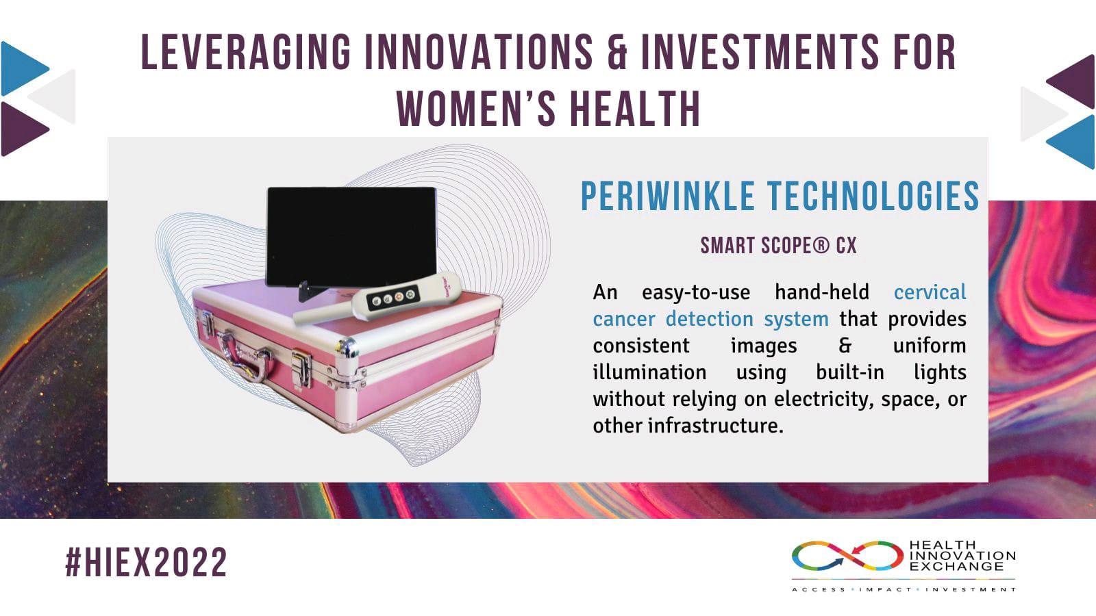 Smart Scope®CX at the 75th World Health Assembly - Periwinkle ...